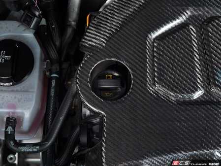 ECS - 000509LA02 - MK8 GTI/Golf R & 8Y A3/ S3 Carbon Fiber Engine Cover