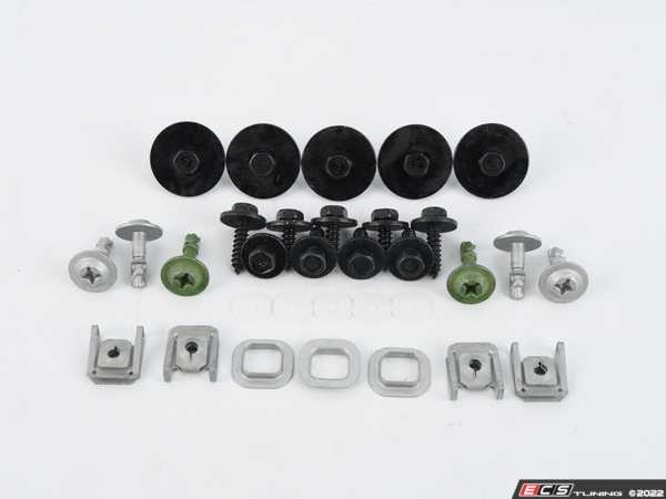 Genuine BMW - 51112413988 - SET OF MOUNTED PARTS, BUMPER (51-11-2-413-988)