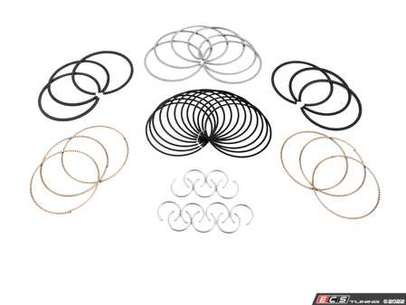 Mahle Motorsports - 197843112 - MAHLE Forged Piston Kit 84.127mm - M54 ...