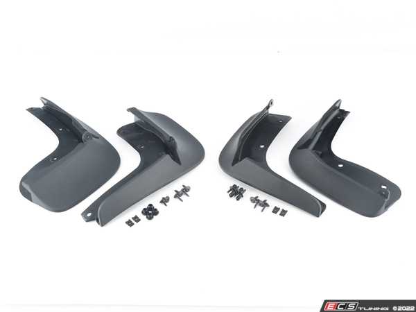 Genuine Volkswagen Audi - 5h0075111aKT - Front And Rear Splash Guard Set