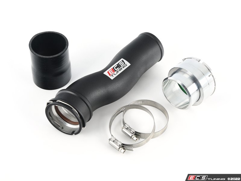 ECS - 090698ECS09 - Turbo Outlet Boost Pipe - Powdercoated Black - F ...