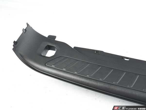 Genuine BMW - 51477446054 - Loading Sill Cover - Black (51-47-7-446-054)