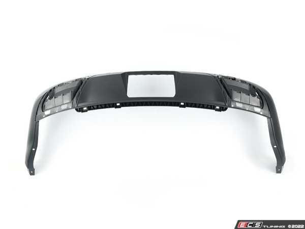 Genuine Volkswagen Audi - 3CN807521A9B9 - Rear Valance - Satin Black ...