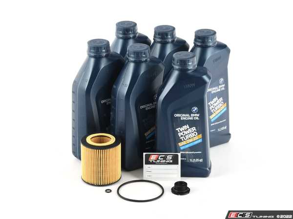 Assembled By ECS - 83212461988n20KT - Genuine BMW Oil Change Kit ...