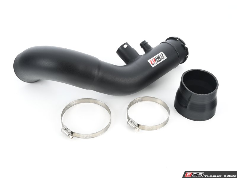 ECS - 090761ECS09 - B48/B46 Intake Pipe Upgrade - Powdercoated Black