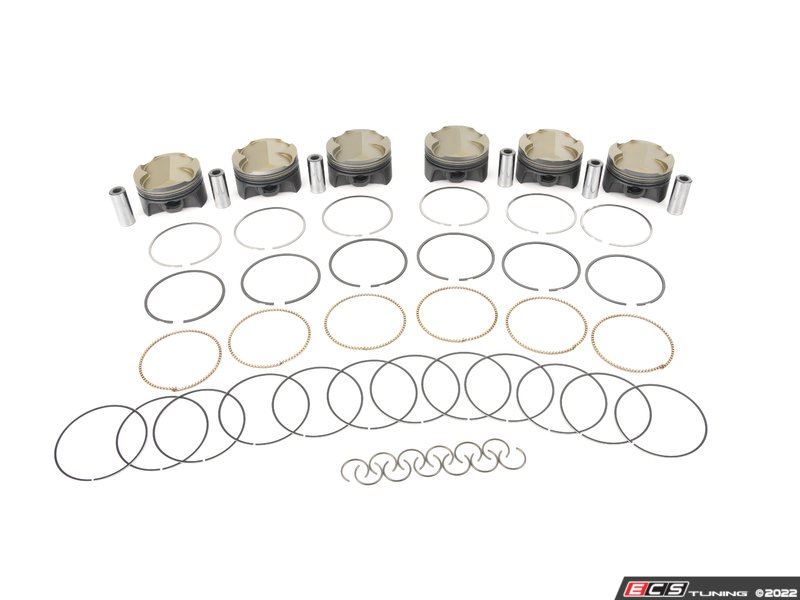 Mahle Motorsports - 930000145T - MAHLE Forged Piston Kit 87.50mm with ...