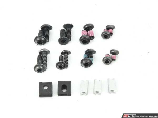 Genuine MINI - 54347463735 - Fastening Set for Covers (54-34-7-463-735)