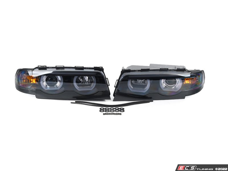 Spec-D Tuning - LHPE3895GTM - LED Dual Halo Projector Headlight Set ...