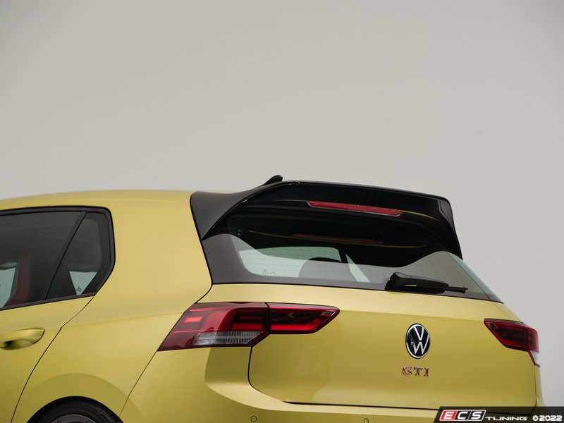 ECS - 015166LA01-01 - MK8 GTI Hatch Spoiler Extension - Gloss Black