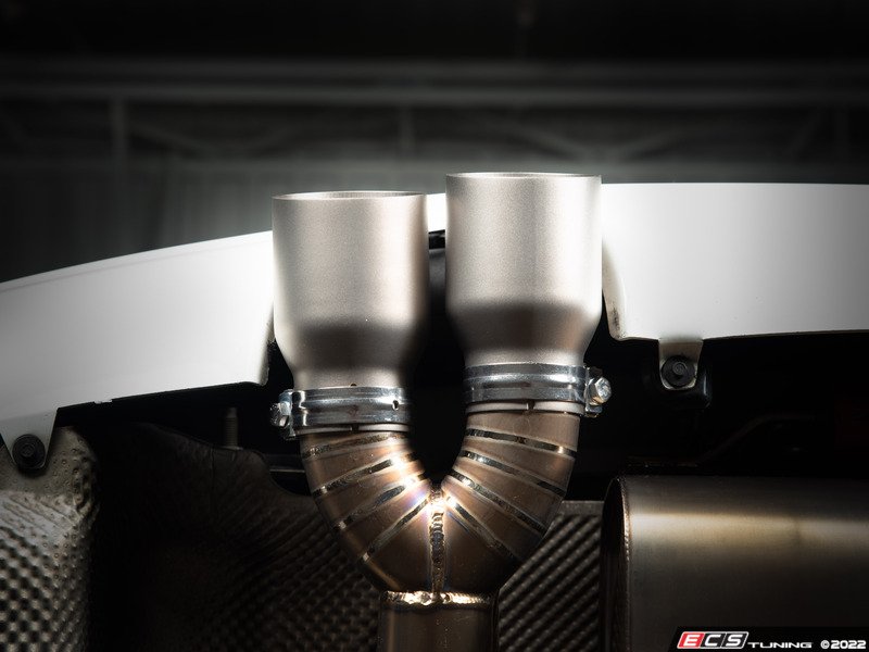 ECS - 011966LA07-01 - ECS "Ti.22" UNIVERSAL Exhaust Tip - 3.5" Titanium ...