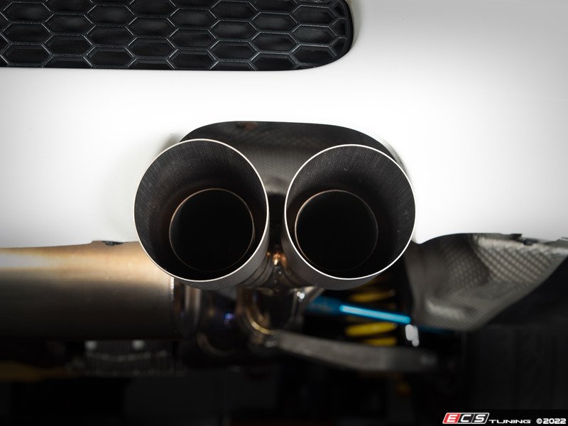 ECS - 011966LA07-01 - ECS "Ti.22" UNIVERSAL Exhaust Tip - 3.5" Titanium ...