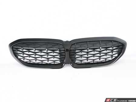 Genuine BMW - 51139448474 - Grill Front - Black (51-13-9-448-474)