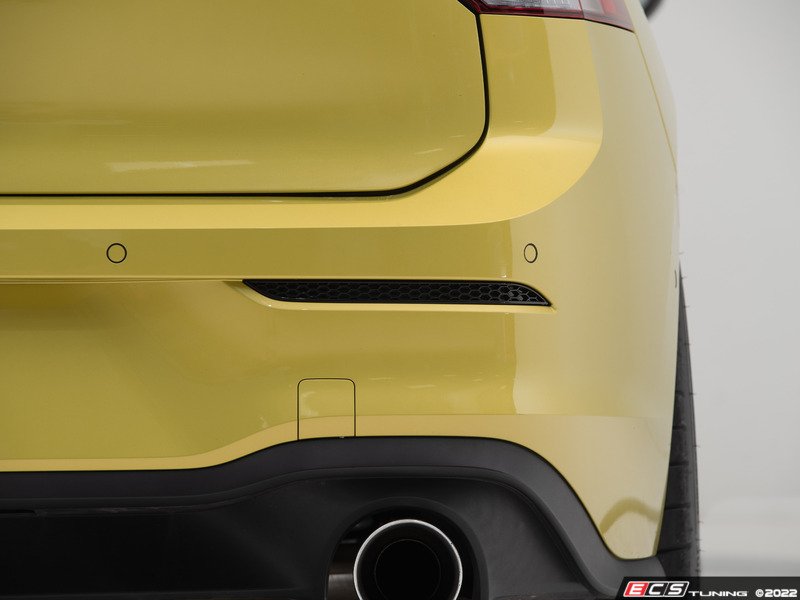 ECS - 001185LA01 - MK8 GTI/Golf R Gloss Black Rear Bumper Fog Lights Trim