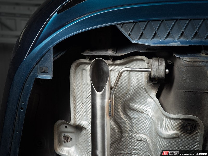 ECS - 020846la03KT - MK7 Jetta Cat-Back Exhaust System - With Turndown ...