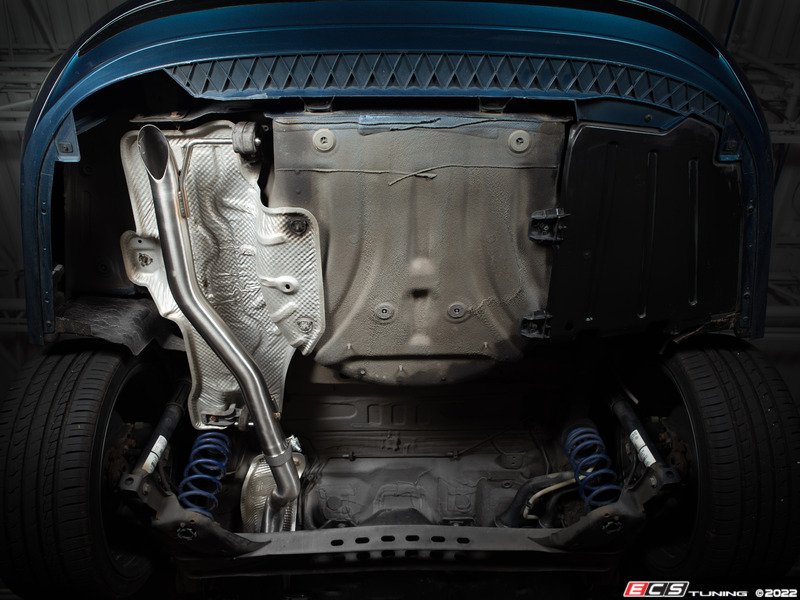 ECS - 020846la03KT - MK7 Jetta Cat-Back Exhaust System - With Turndown ...