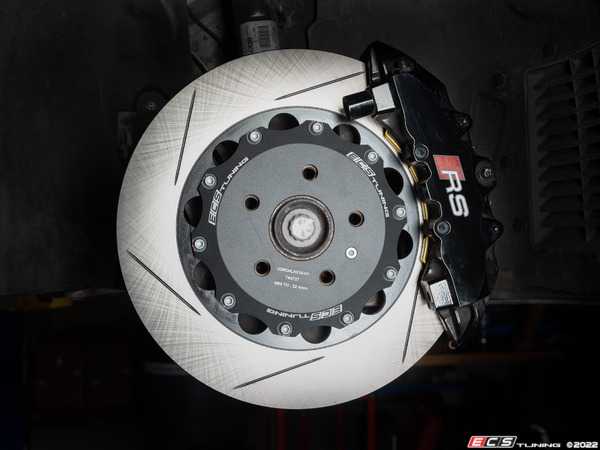 ECS - 039534la01aKT1 - 8V RS3 - 2-Piece Slotted Brake Rotors - Front ...