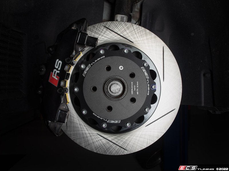 ECS - 039534la01aKT1 - 8V RS3 - 2-Piece Slotted Brake Rotors - Front ...