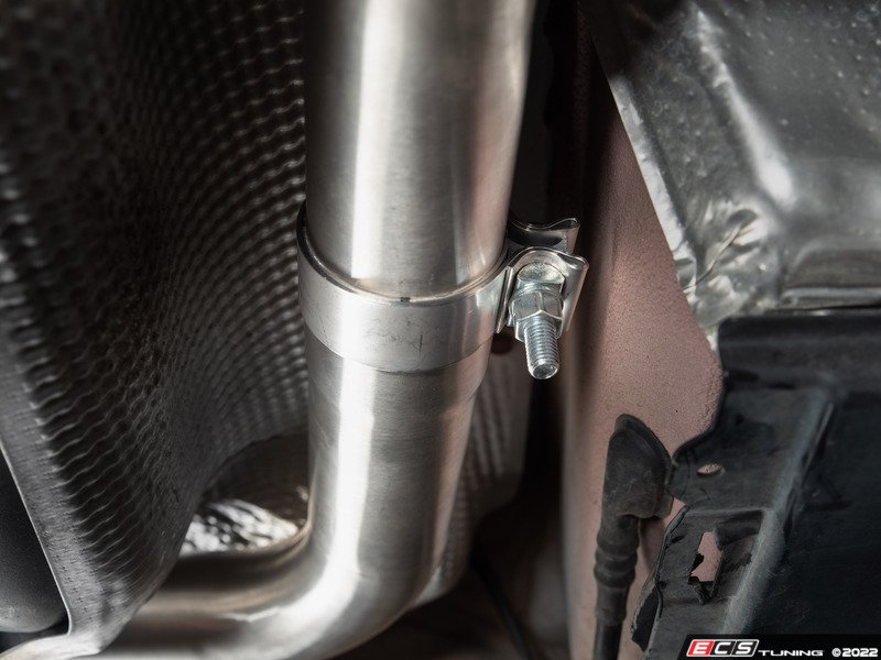 ECS - 020846la03KT - MK7 Jetta Cat-Back Exhaust System - With Turndown ...