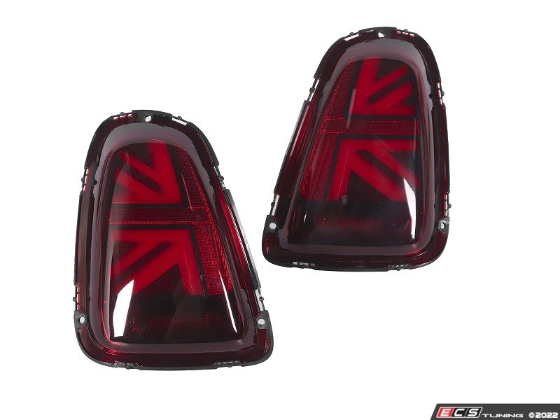 ZiZa - BM11-R5607-R-A - MINI Cooper Union Jack LED Red Lens/Black/Red ...