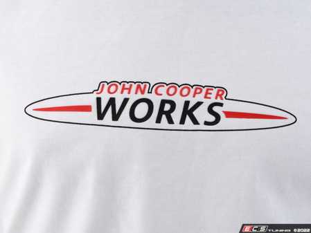 Genuine MINI - 80142454511 - MINI JCW MEN'S Logo T Shirt Logo White ...