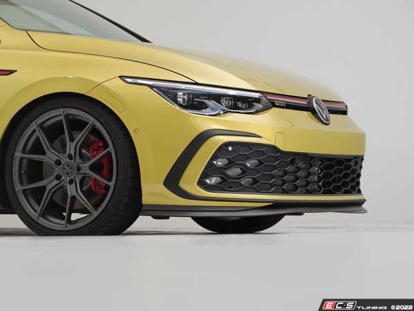 ECS - 042747LA01-02KT - VW MK8 GTI Front Lip Spoiler - Flush Style ...
