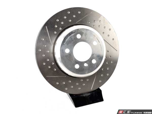 Brembo - 34206797600 - Rear Dimpled and Slotted Brake Rotors - Pair ...