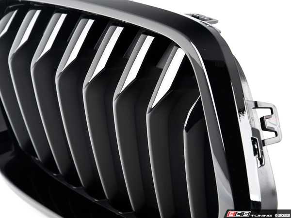 Genuine BMW - 51138080621 - High Gloss Black Kidney Grille - Left (51 ...