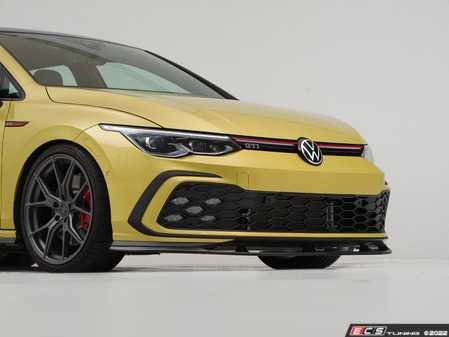 ECS - 014957LA01-02KT - VW MK8 GTI Front Lip Spoiler - Traditional ...