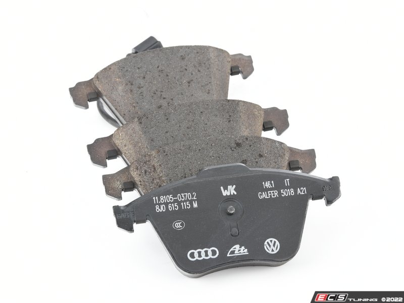 Genuine Volkswagen Audi - 8J0698151N - Front Brake Pad Set (8J0 698 151 N)