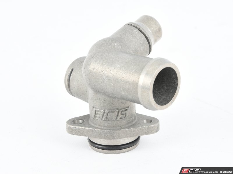 ECS - 012312LA01 - Audi B7 2.0T - Cast Aluminum Coolant Flange With O ...