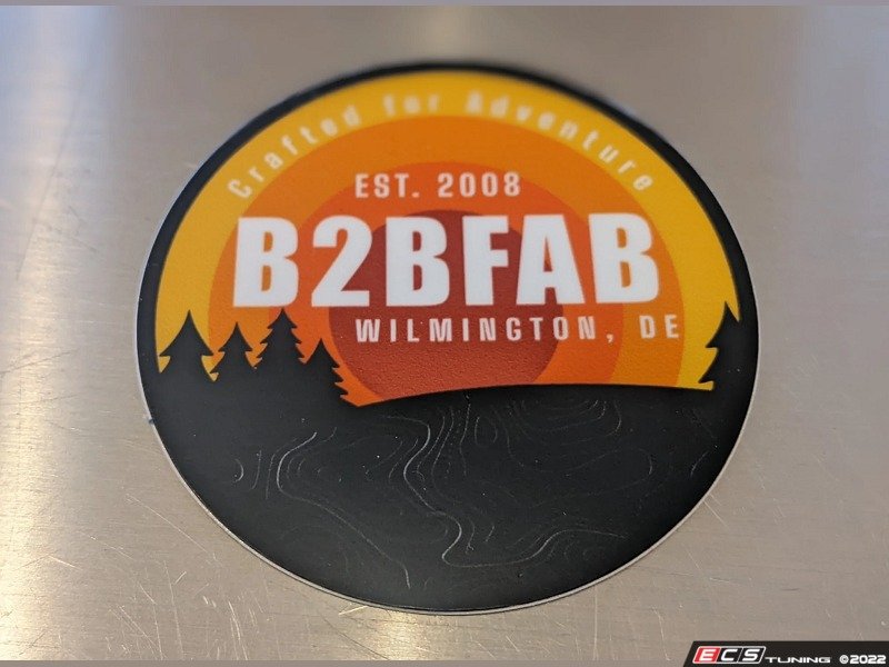 B2BFAB - B2BFABCFARSTK - B2BFAB "Crafted For Adventure" Die-cut Sticker