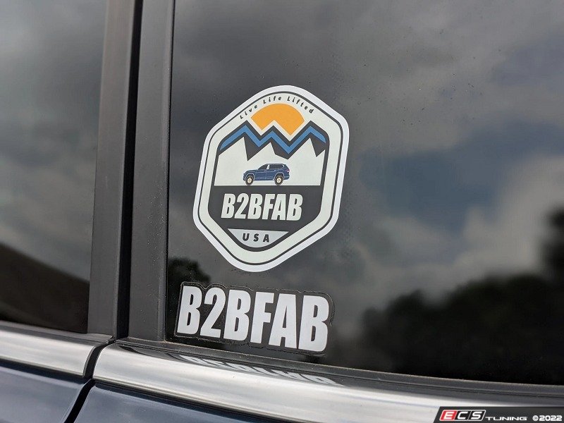 B2BFAB - B2BFABLLLSTK - B2BFAB "Live Life Lifted" Die-cut Sticker