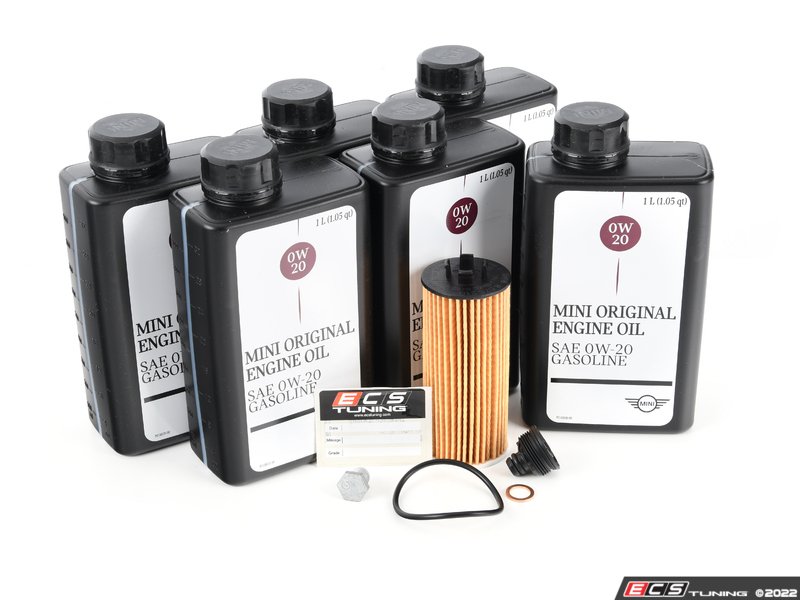 Genuine MINI - 11428593186KT5 - MINI Oil Service Kit Gen 3 1.5L 0w-30 ...