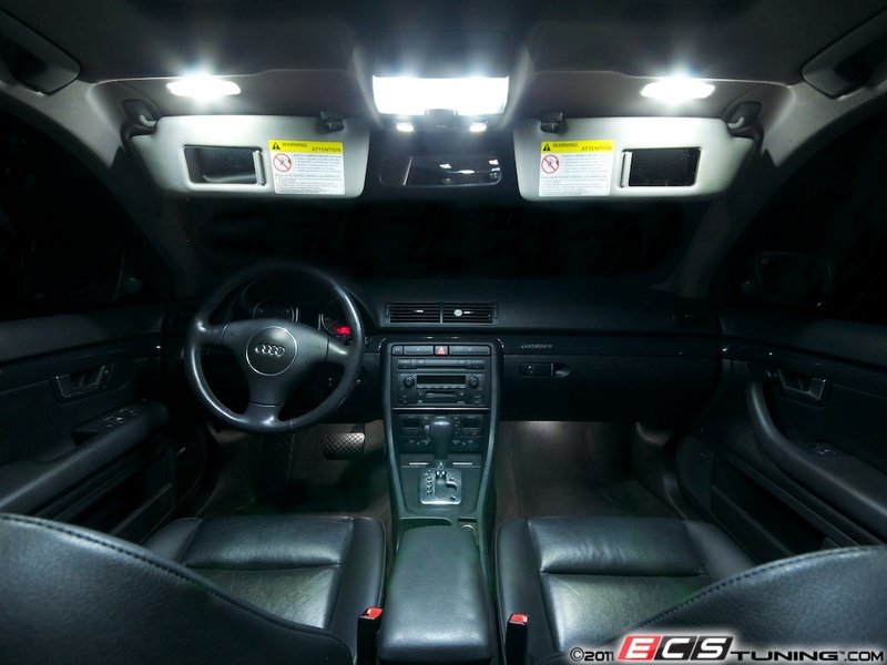 ECS News - B6 Audi Ziza Interior LED Lighting Kit