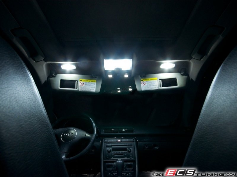ECS News - B6 Audi Ziza Interior LED Lighting Kit