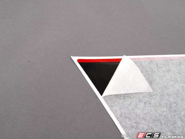 Genuine MINI - 51147276281 - Bonnet / Hood Stripe JCW Black / Red ...