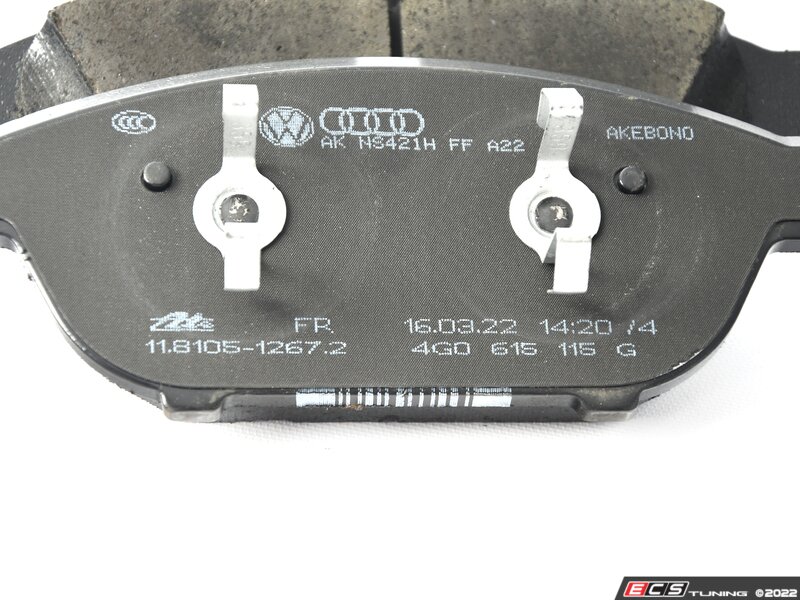 Genuine Volkswagen Audi - 4G0698151AJ - Front Brake Pad Set (4G0 698 ...