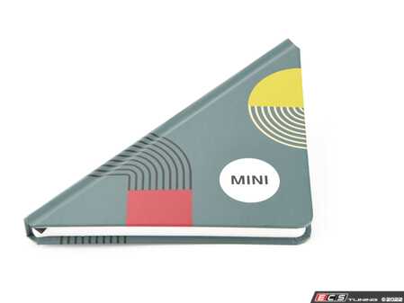 Genuine MINI - 80245A51703 - MINI NOTEBOOK Graphic Triangle - (NO ...