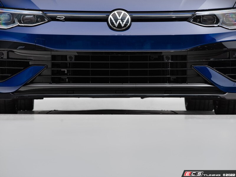 ECS - 033476la01-01KT - MK8 Golf R Front Lip Spoiler - Gloss Black