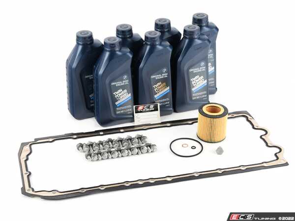 Assembled By ECS - 11137548031KT2 - Oil Pan Gasket replacement kit