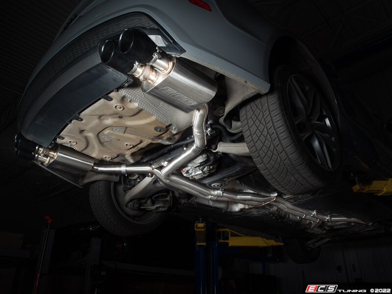 ECS - 043611LA03 - C7.5 A6/A7 Facelift 3.0T Cat Back Valved Exhaust ...