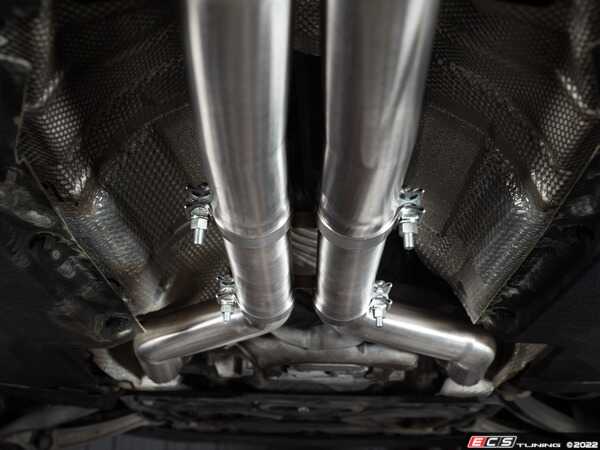 ECS - 043611LA03 - C7.5 A6/A7 Facelift 3.0T Cat Back Valved Exhaust ...