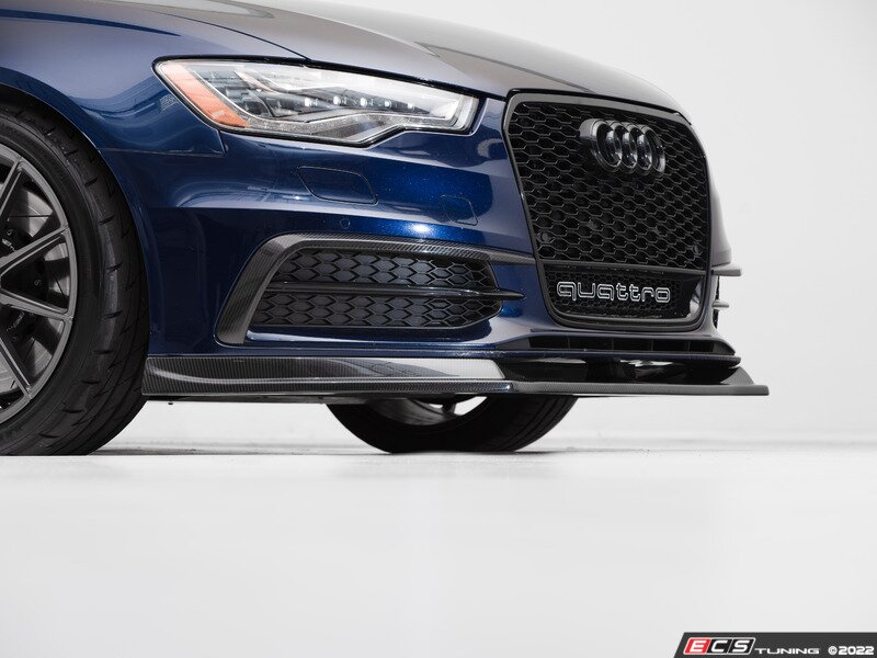 ECS - 039785la01KT - Audi C7 S6 / A6 S-Line Front Lip Spoiler - Carbon ...