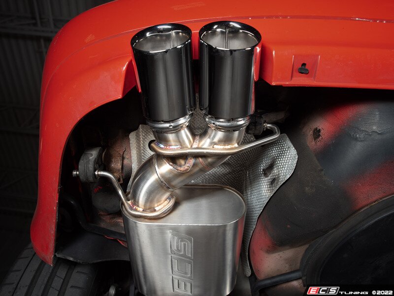 ECS - 041750LA - B5 S4 Valved or Non-Valved Cat Back Exhaust