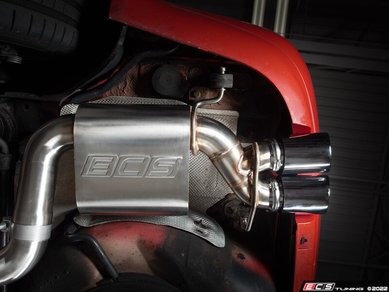 ECS - 041750LA - B5 S4 Valved or Non-Valved Cat Back Exhaust