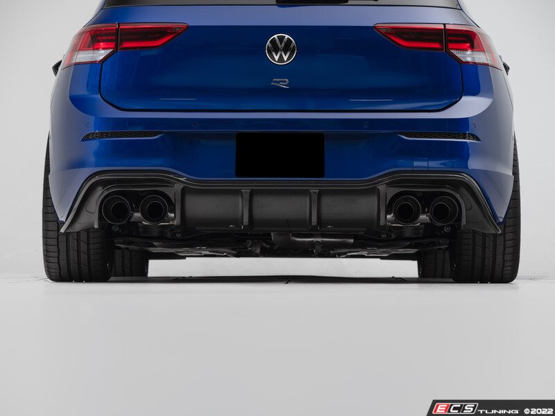 ECS - 033111LA01KT - MK8 Golf R Carbon Fiber Rear Diffuser