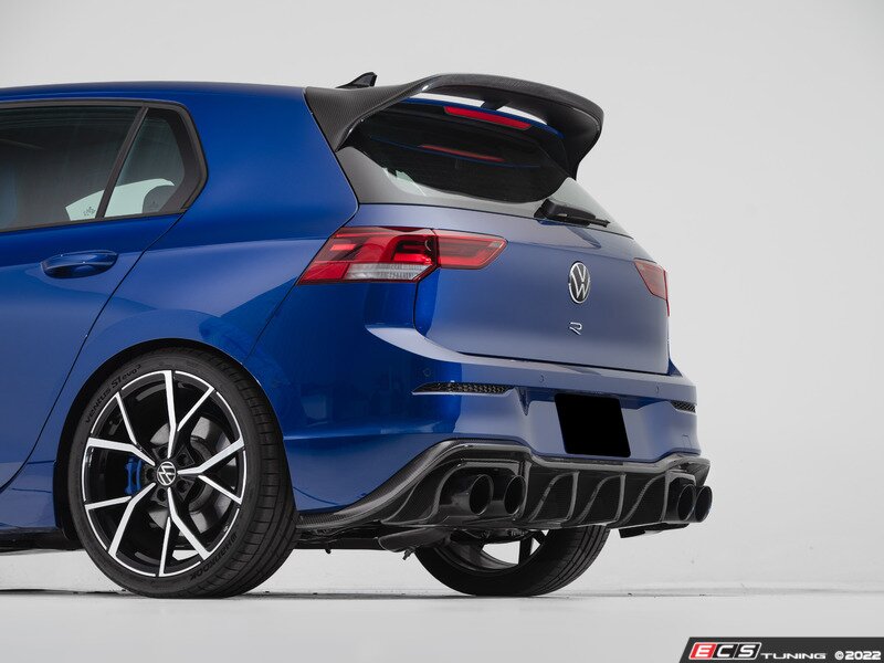 ECS - 033111LA01KT - MK8 Golf R Carbon Fiber Rear Diffuser