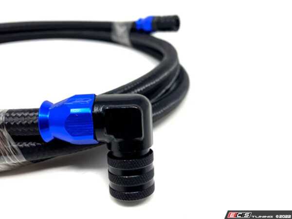 Precision Raceworks - 201-0245 - AN 6 Fuel Lines With Ethanol Sensor ...