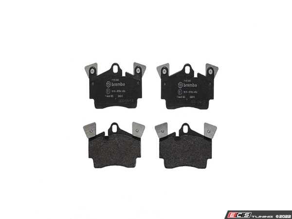 Brembo - 7L0698451B - Premium Low-Met OE Equivalent Pad - Rear