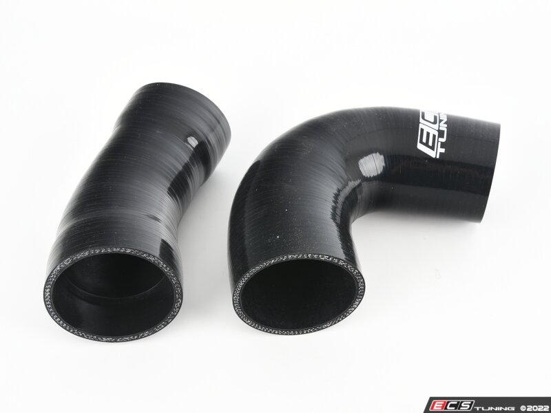 ECS - 036632la01-01KT - MK8 GTI Throttle Body Charge Pipe Kit - Wrinkle ...
